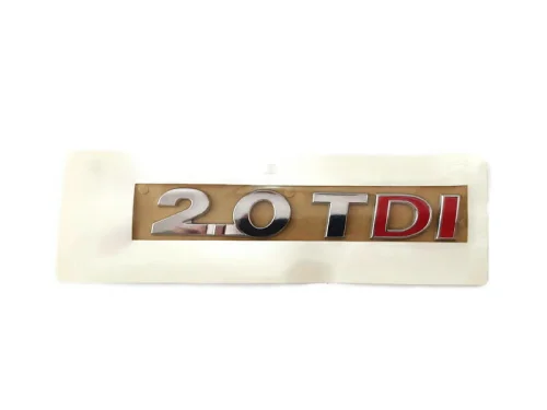 Rear chrome lettering 2.0 TDI with red DI VW Tiguan 2016 ...