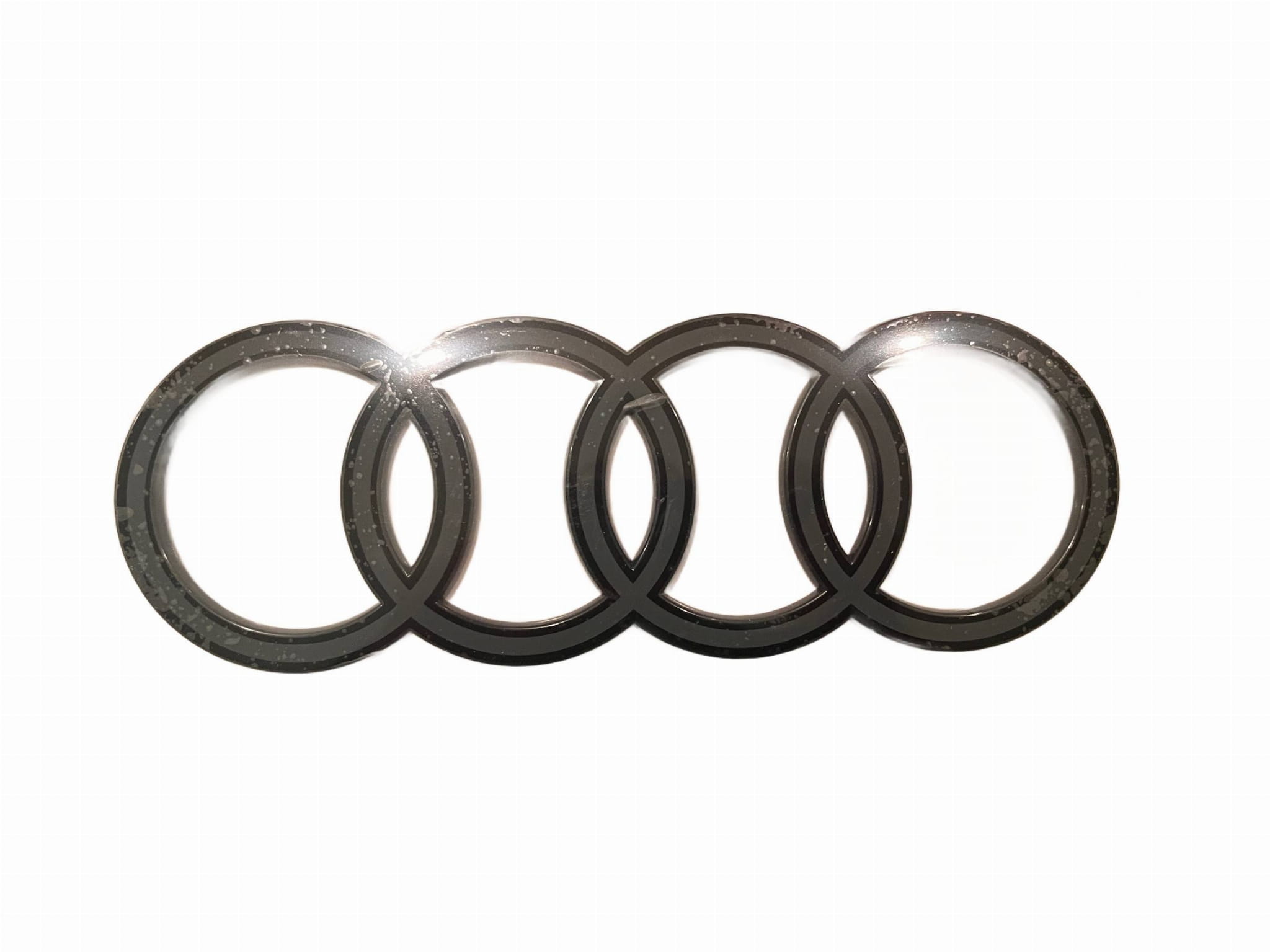 Rear emblem tailgate badge stiker Audi ring black AUDI Q7 FL 12/2023 ...