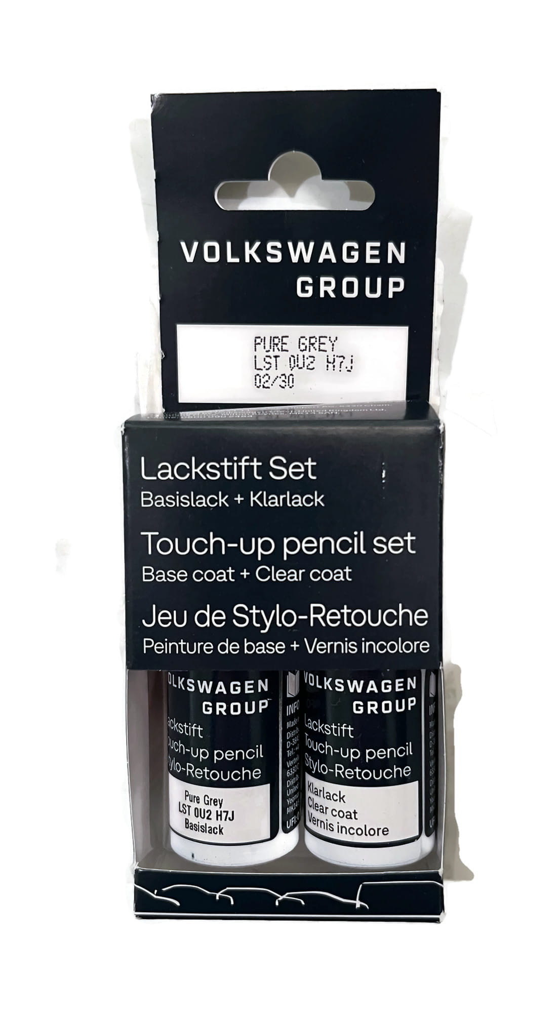 Touch-up paint LH7J pure grey VW | LST0U2H7J | VAG247.com VW Audi Seat ...
