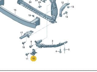 Support Audi Q3 2012-2018 | 8U0805333A 8U0805334A | VAG247.com VW Audi ...
