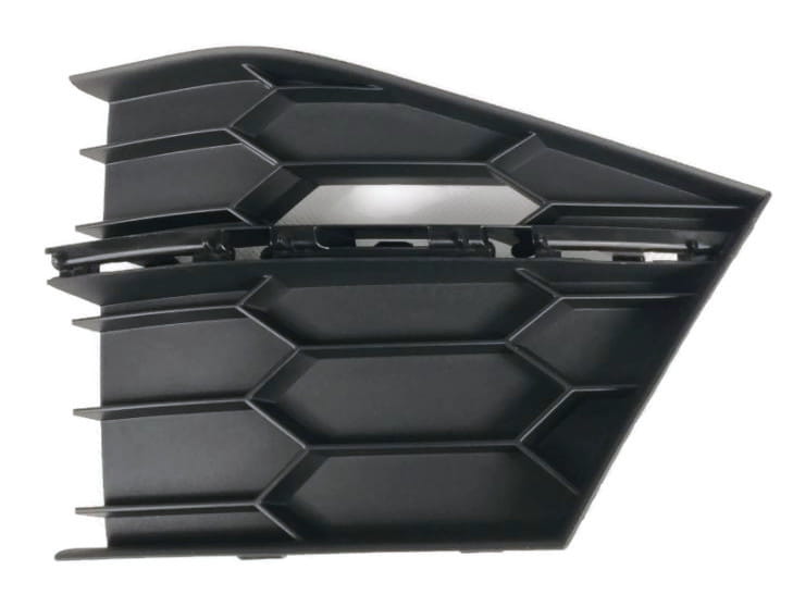Front bumper lower center grille side trim Skoda Superb III 2015 ...