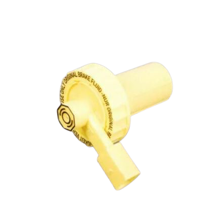 Brake fluid reservoir yellow cap with level sensor VW AUDI SEAT SKODA ...